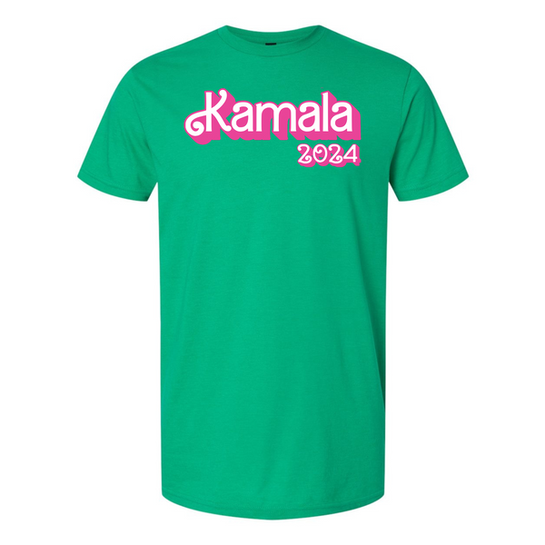 Pink and Green Barbie Kamala Harris 2024 Tee – Skool Milk